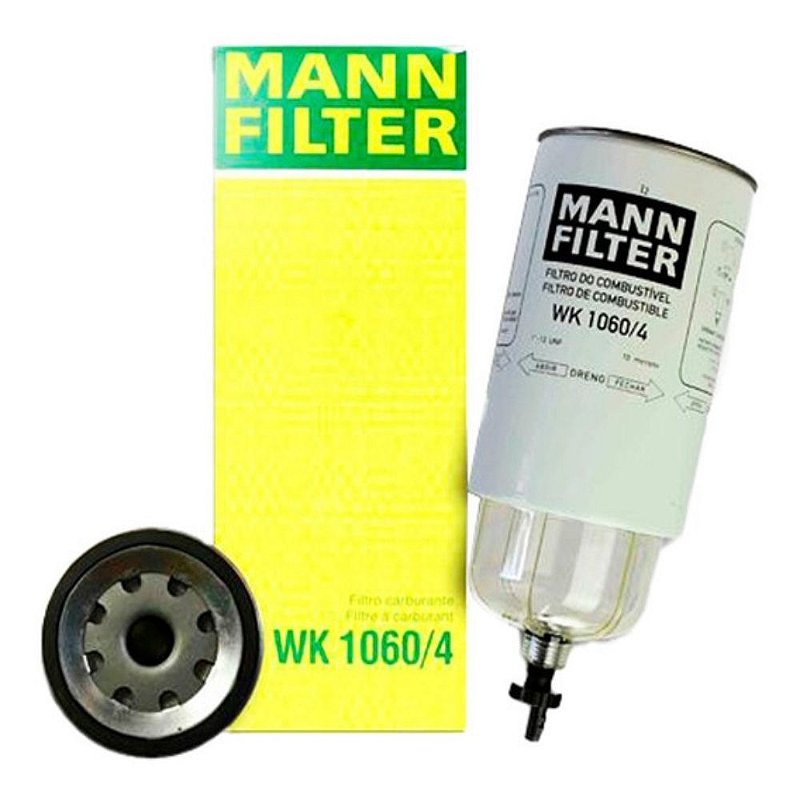 FILTRO DE COMBUSTÍVEL WK1060/4 UNITÁRIO MANN-FILTER - Retifica e ...