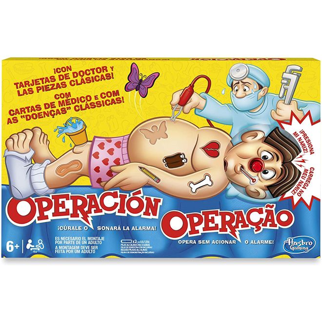 Jogo - Gaming Operando Clássico - B2176 - Hasbro - Real Brinquedos