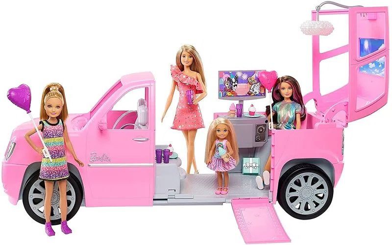 Barbie - Limousine com Irmãs - Veículo Transformável - GFF58 - Mattel ...