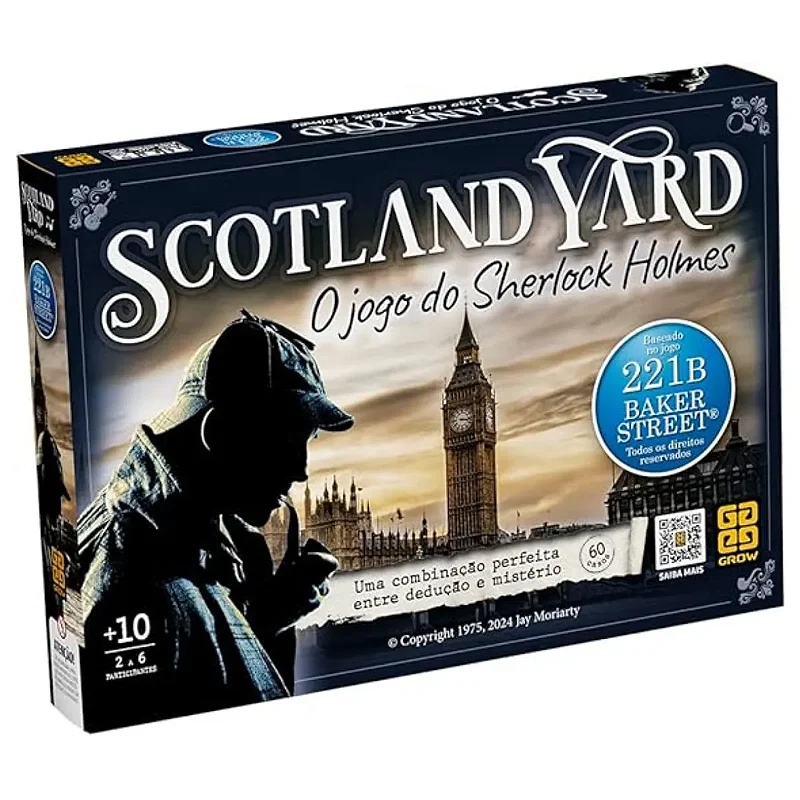 Jogo Scotland Yard - 1730 - Grow - Real Brinquedos