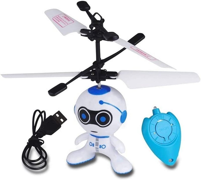 Mini Drone Robô Voador - Comando Infravermelho - 1014 - Polibrinq ...