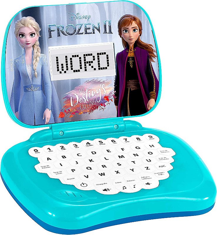 Laptop Infantil Bilíngue Frozen 2 - 8303 - Candide - Real Brinquedos