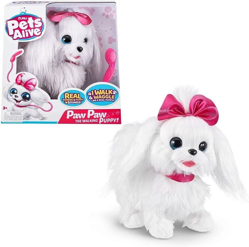 Pets Alive - Cachorrinha Lil Paw Paw - Coleira C/controle - 1210 - Ca ...