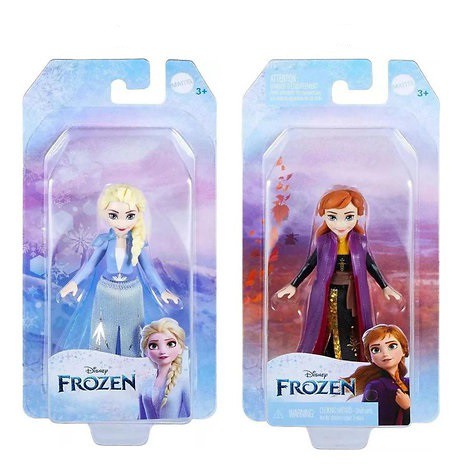 Disney Frozen Mini - 9cm - HLW97 - Mattel - Real Brinquedos