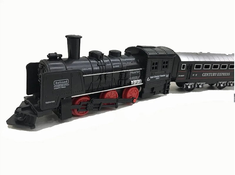Super Trilho Locomotiva - Trilhos E Vagões - Detalhes Realistas - ZP00 ...