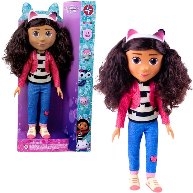 Boneca Gabby 38 cm - 600027 - Estrela - Real Brinquedos