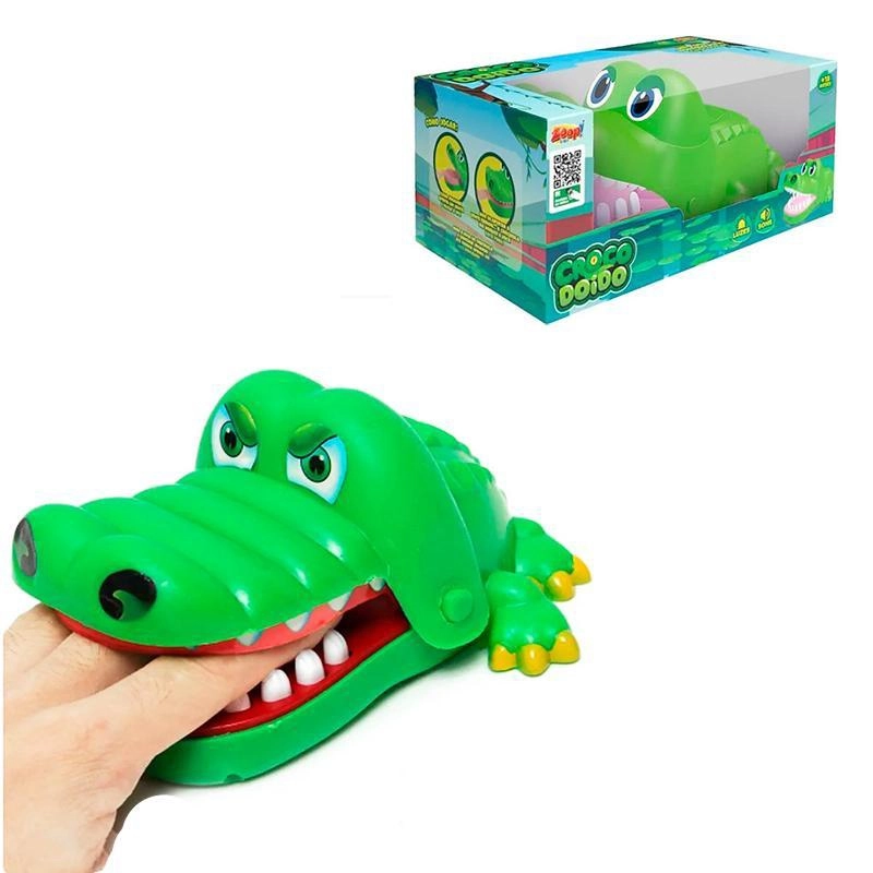 Jogo Croco Doido Não Seja Mordido - ZP01025 - Zoop Toys - Real Brinquedos