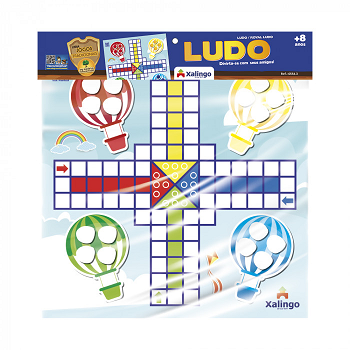 Jogo de Tabuleiro Ludo - 65543 - Xalingo - Real Brinquedos
