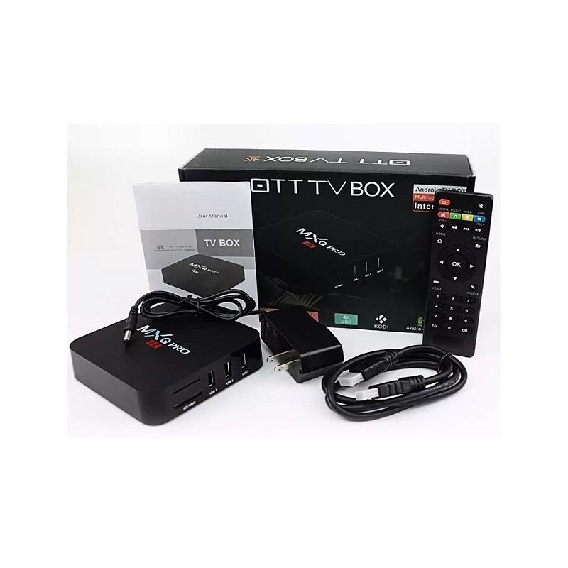 SMART TV BOX - MXQ PRO ANDROID TV - QUAD CORE 5G 4K 32G + 128G WIFI ...
