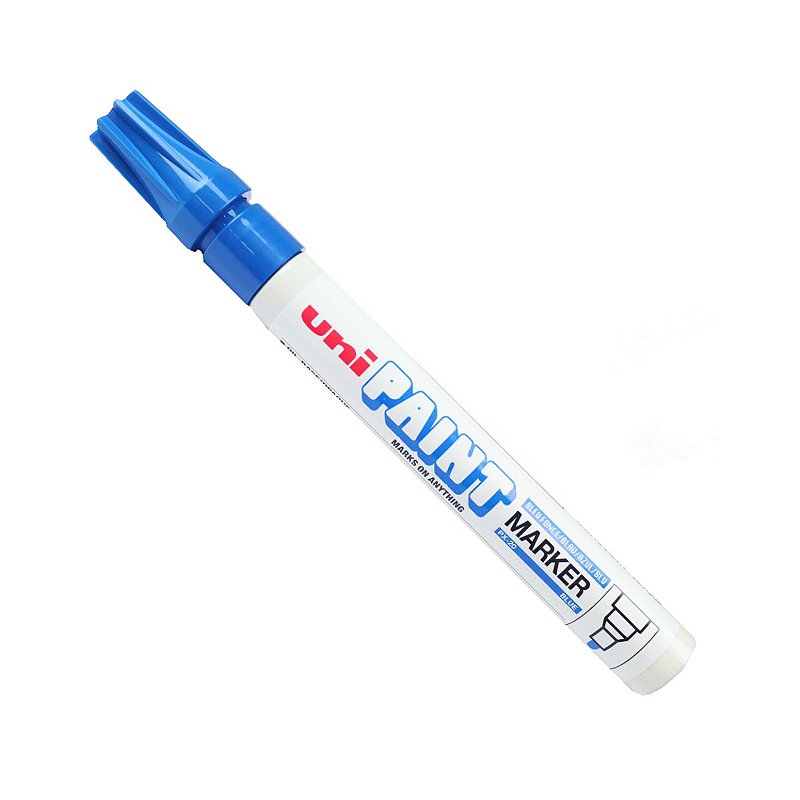 MARCADOR PERMANENTE PX-20 2,2-2,8MM AZUL 13.7400 - UNIBALL - Soluções ...
