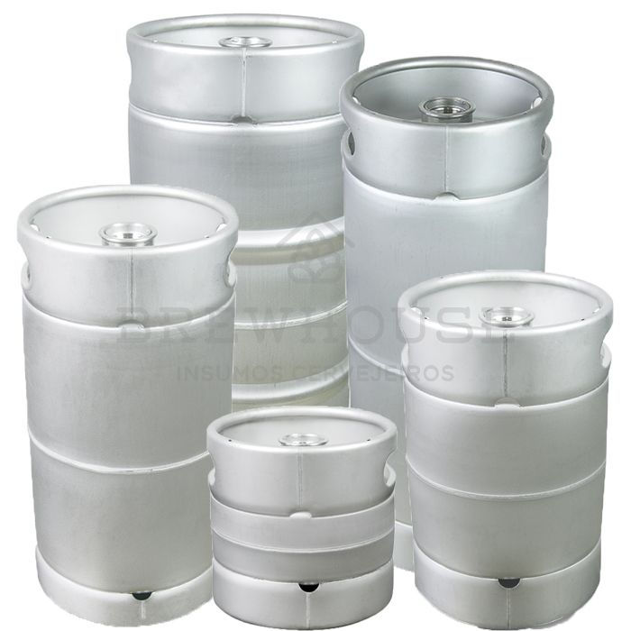 Barril Inox Slim - Brewhouse Insumos Cervejeiros