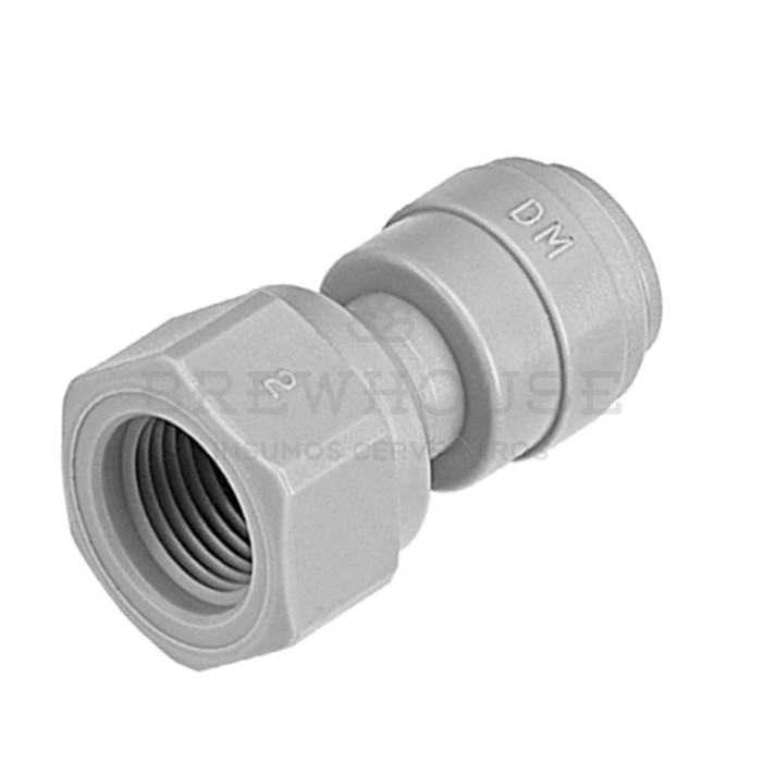 Engate Rápido 3/8" X Rosca Npt Fêmea 1/4" Dmfit - Brewhouse Insumos Cervejeiros