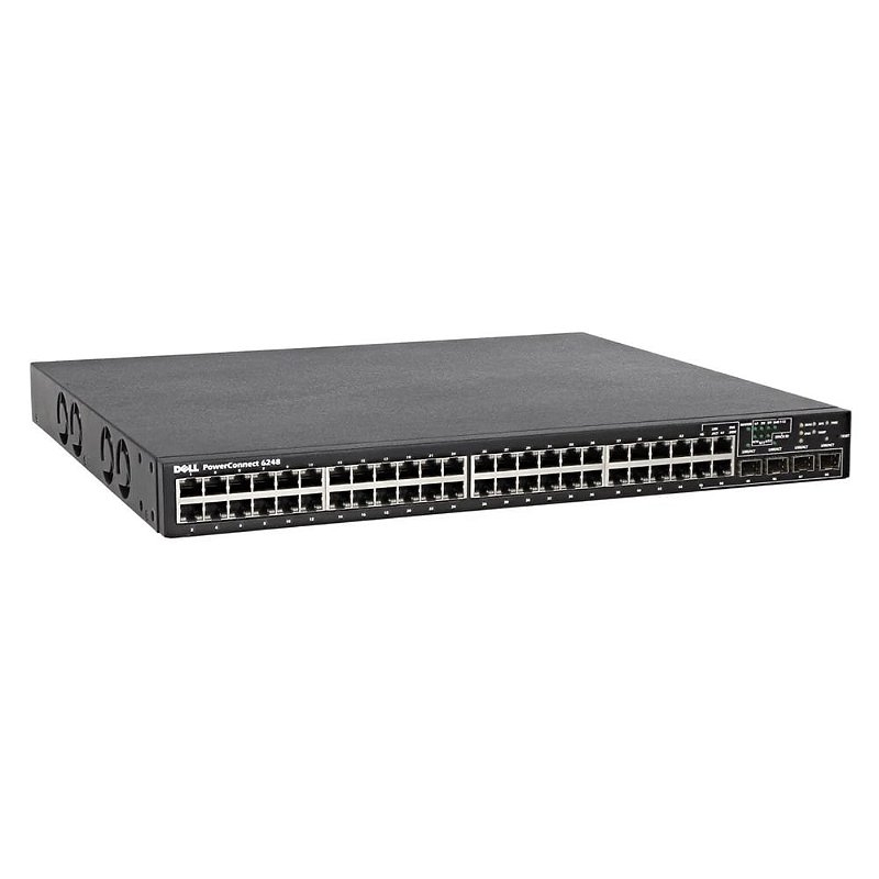 Switch Dell PowerConnect 6248 - 48x Gigabit + 4x SFP - Seminovo ...