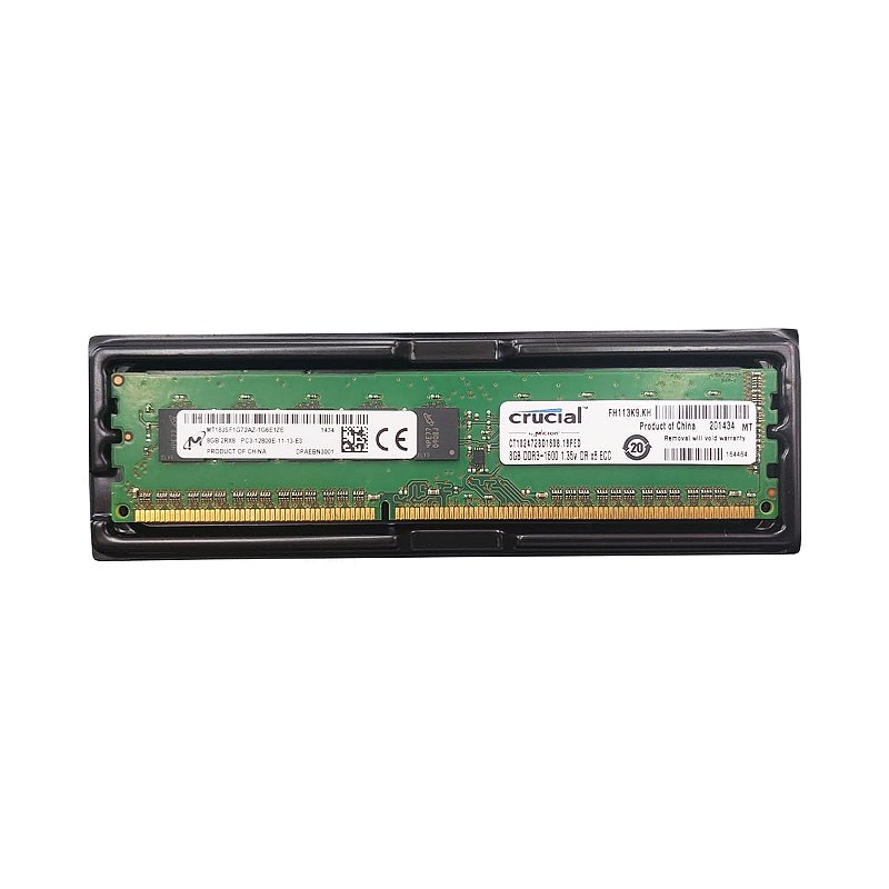Memória RAM Micron Crucial 8GB DDR3L PC3L-12800E 1600MHz ECC Server ...