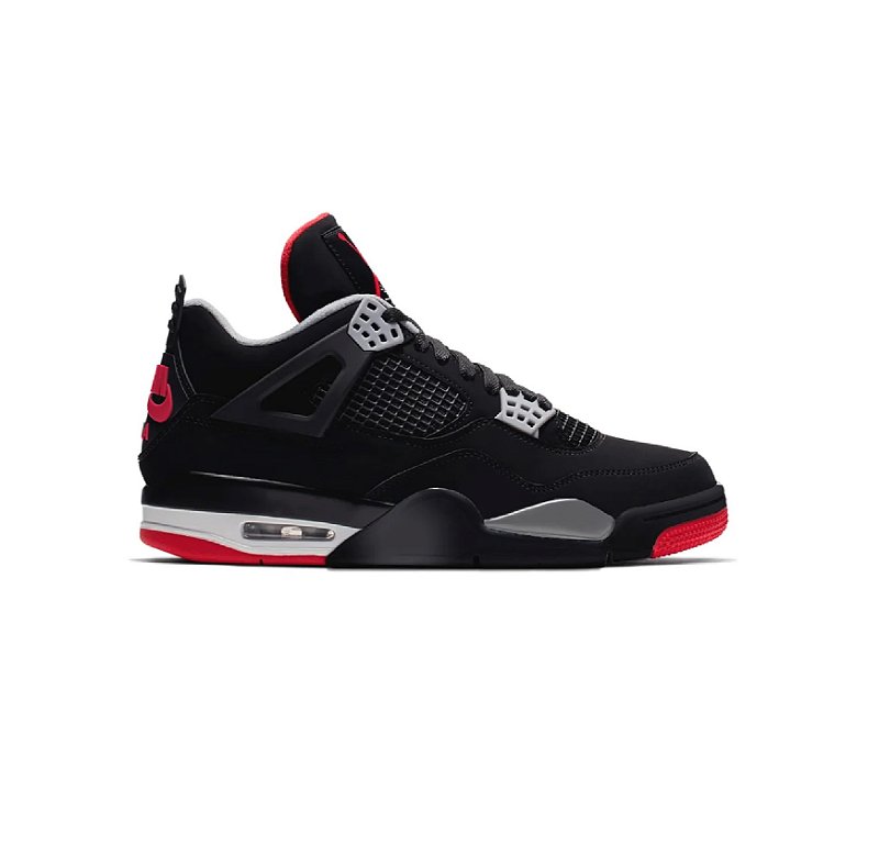 Tênis Air Jordan 4 Retro Bred Preto/Vermelho - BMSHOPDROP