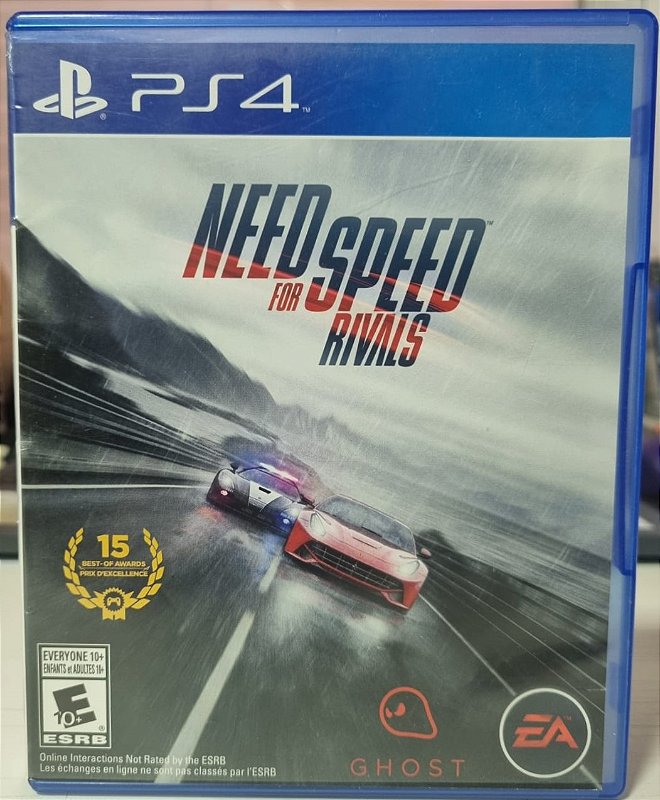 Need For Speed Rivals - PS4 (Mídia Física) - USADO - Nova Era Games e ...