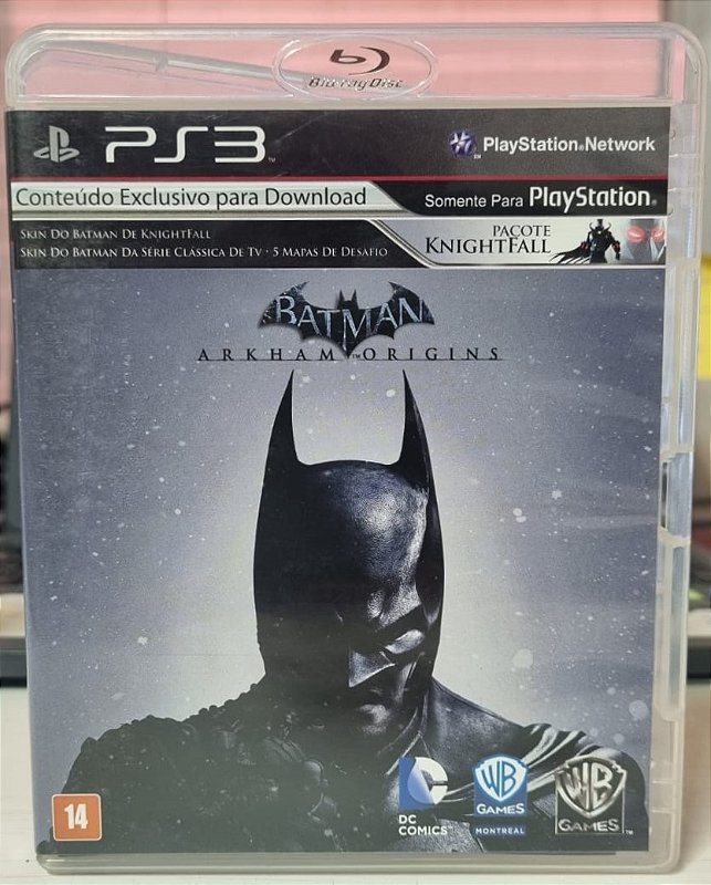 Batman Arkham Origins - PS3 (Mídia Física) - USADO - Nova Era Games e ...