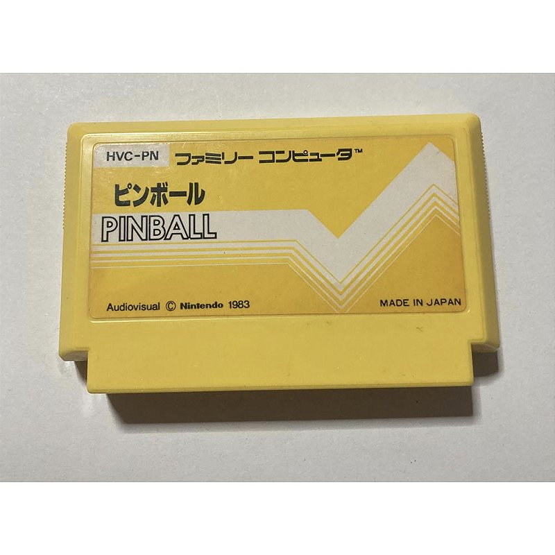 Pinball , Famicom Nintendinho Nes JP Original (Usado) - Nova Era Games ...