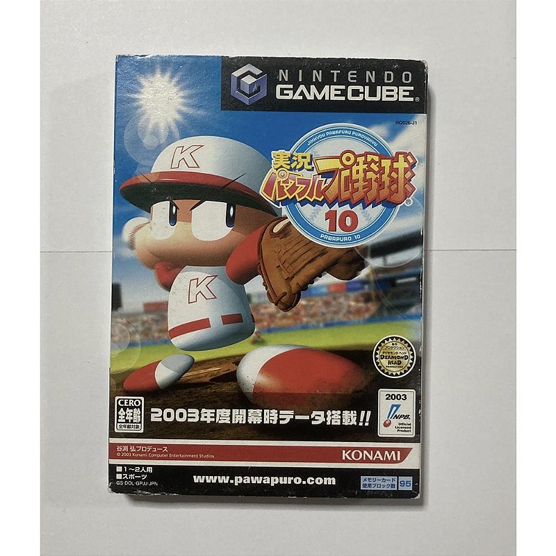 Jikkyou Powerful Pro Yakyuu 10, Gamecube Japonês Original (Mídia Física ...
