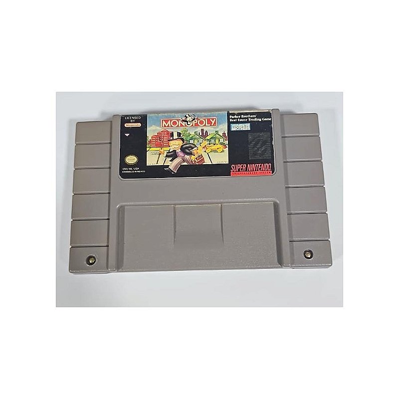 Monopoly, Super Nintendo, Snes, Cartucho Original (Usado) - Nova Era ...
