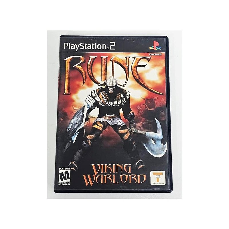 Rune: Viking Warlord - PS2 Americano - Original (Mídia Física) - Usado ...