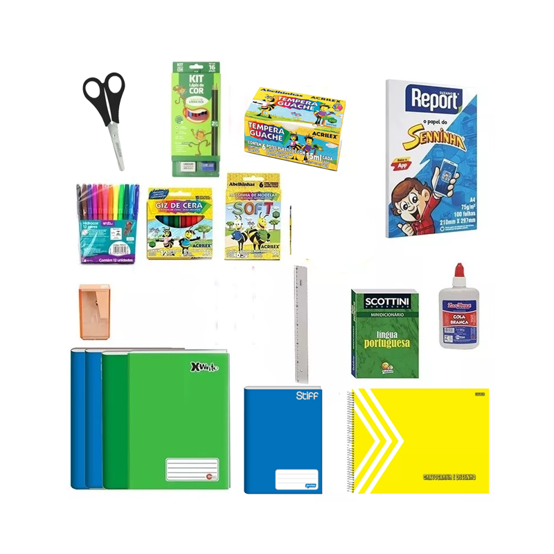 Lista de material escolar completo - Shopel Papelaria