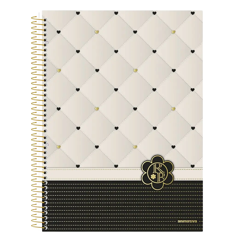 Caderno Espiral Capa dura 01Mat/80fls Rebecca Bonbon Animativa - Shopel ...