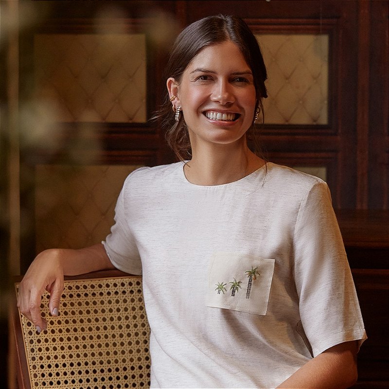 Blusa Bárbara Tamarareira - Tâmara Atelier