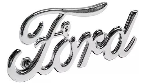 Emblema Ford Manuscrito - ORIGINAL HOT ROD l PEÇA DE CARROS ANTIGOS