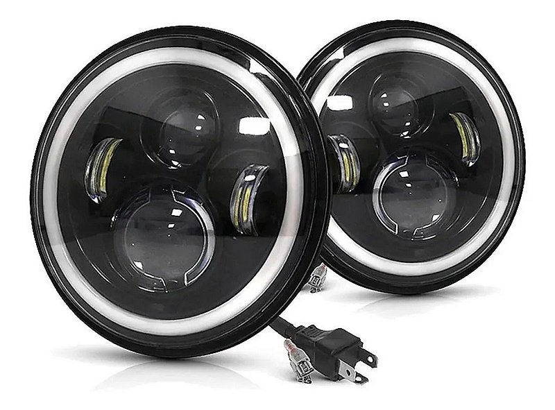 Farol Led Black - ORIGINAL HOT ROD l PEÇA DE CARROS ANTIGOS