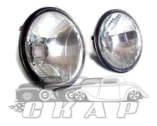 Farol Lente Lisa - ORIGINAL HOT ROD l PEÇA DE CARROS ANTIGOS