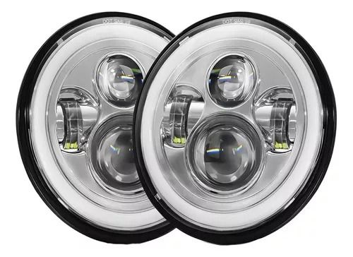 Farol Led Cromado - ORIGINAL HOT ROD l PEÇA DE CARROS ANTIGOS