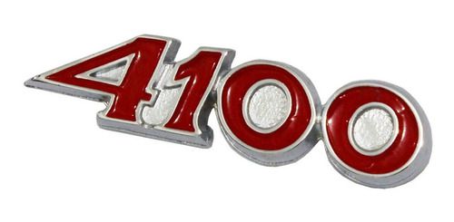 Emblema 4100 Vermelho - ORIGINAL HOT ROD