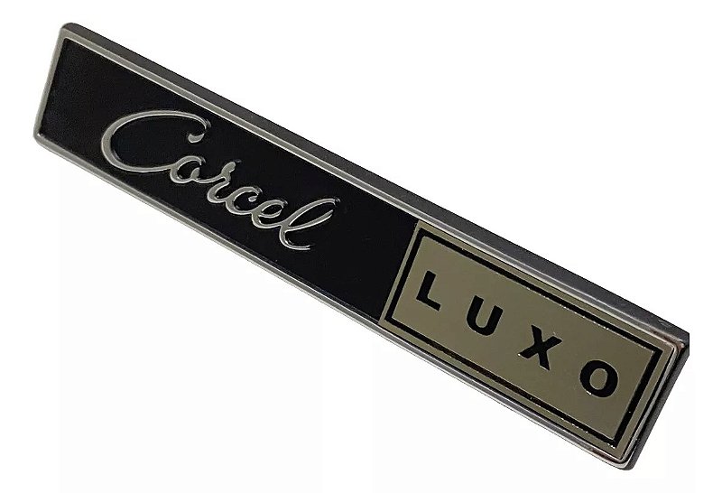 Emblema Ford Corcel Luxo Porta Luvas - ORIGINAL HOT ROD l PEÇA DE ...