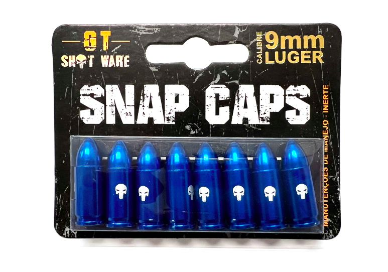 Snap Cap 9mm Metálica Azul - GT Shot Ware