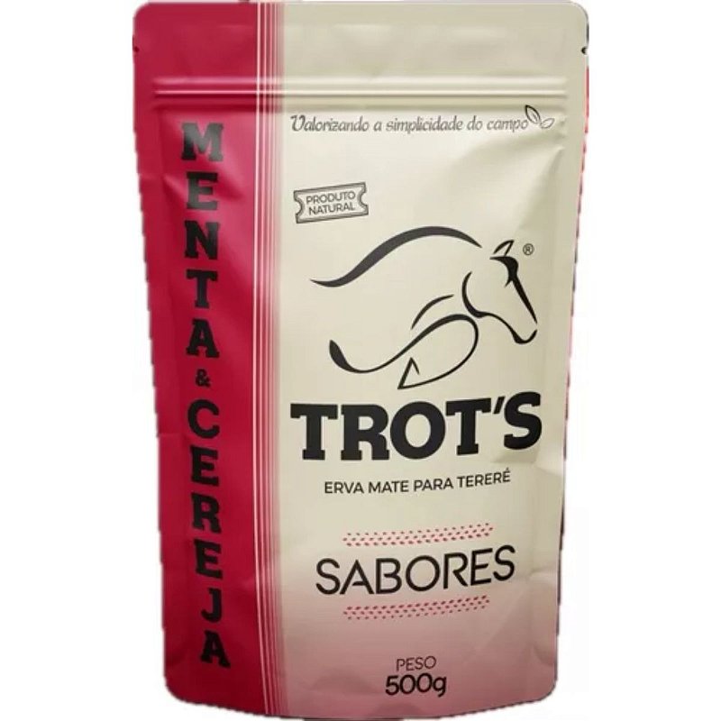 Erva Mate Premium Trots Terere Menta Cereja 500g Agro Pinheiro