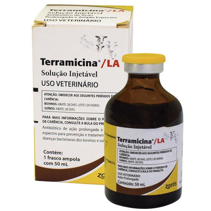 Terramicina Zoetis LA Solução Injetável 50ml - Agro Pinheiro