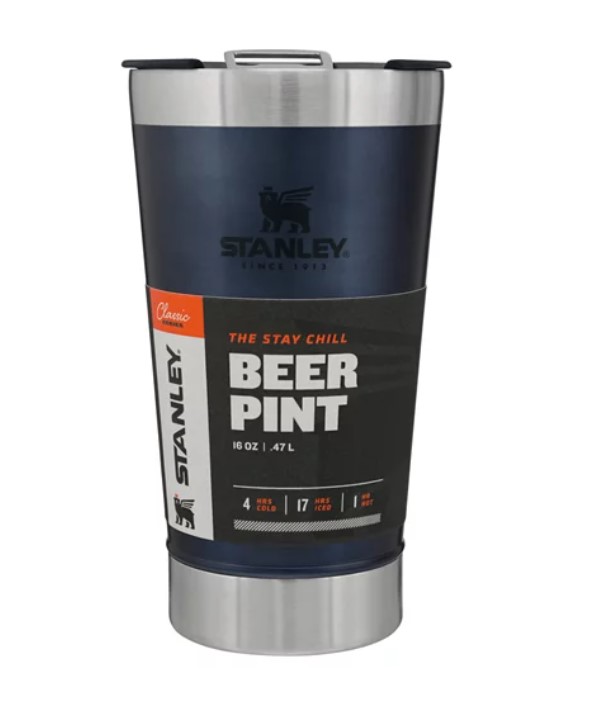 Copo Térmico Stanley Beer Pint 473 mL Nightfall Com Tampa - Marmininu Store