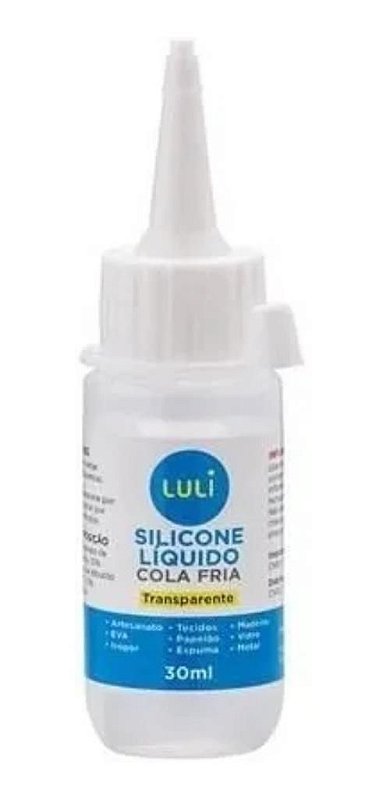 Cola Líquida Fria De Silicone 30ml Luli - Moprin Utilidades