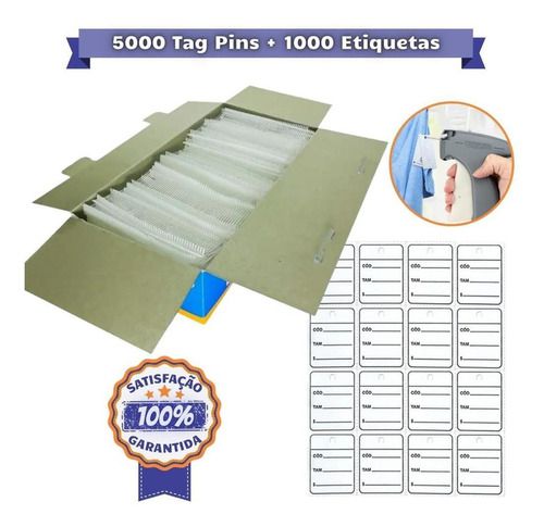 Tag Pin 5000 E Etiquetas 1000 - Moprin Utilidades