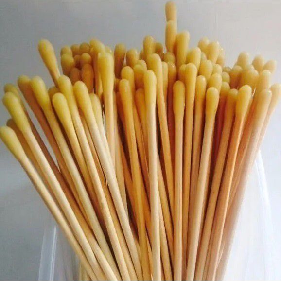 10 Unidades de Palito de Madeira Pega Strass E Perolas - Moprin Utilidades