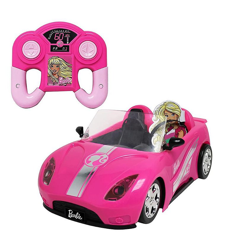 Carro Barbie Deluxe Brinquedo Infantil Rosa Candide - Loja Zuza ...