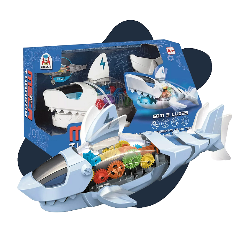 Robo Meca Tubarão Elétrico Com Som e Luz - Loja Zuza Brinquedos ...