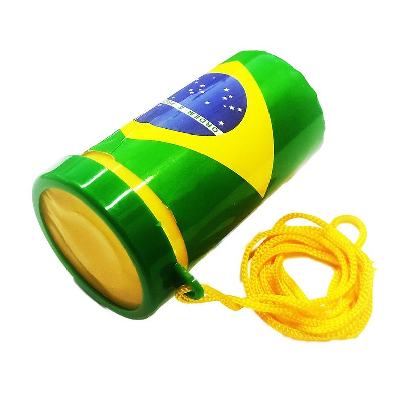 Corneta verde e amarela brasil - Celebrar Party Shop - artigos para festa