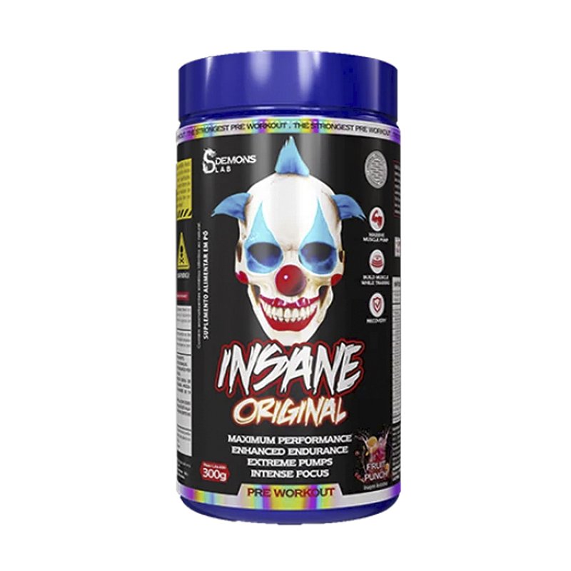 INSANE ORIGINAL 300G - DEMONS LAB - X3 Suplementos