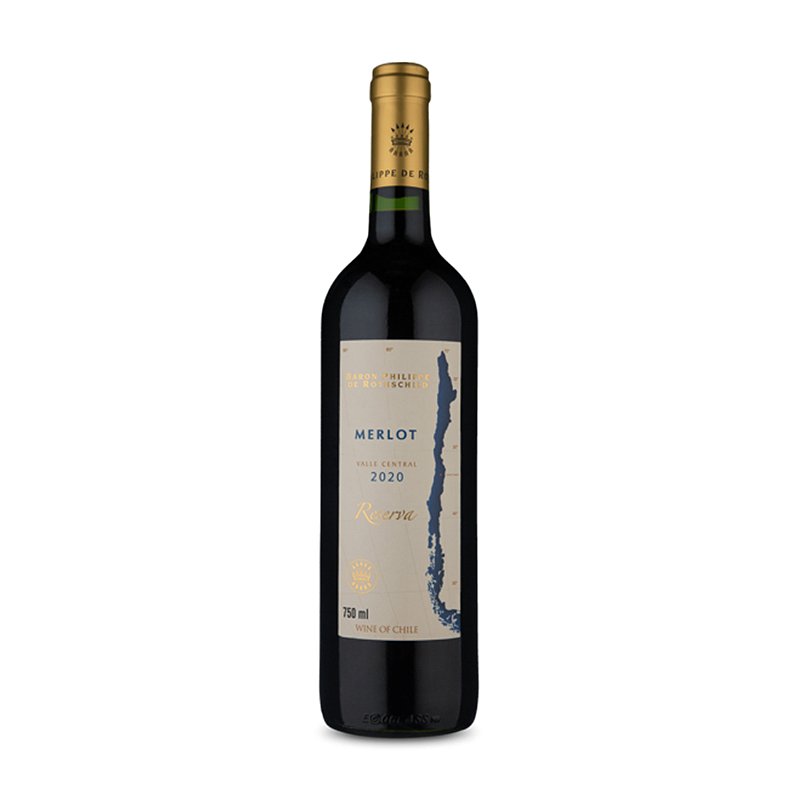 Vinho Tinto Baron Philippe de Rothschild Reserva Merlot - Gusteria Vinhos