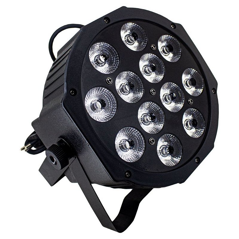 PAR LED SLIM RGBW 12 LEDS DE 12W LU - A MAIOR LOJA VIRTUAL DE ...
