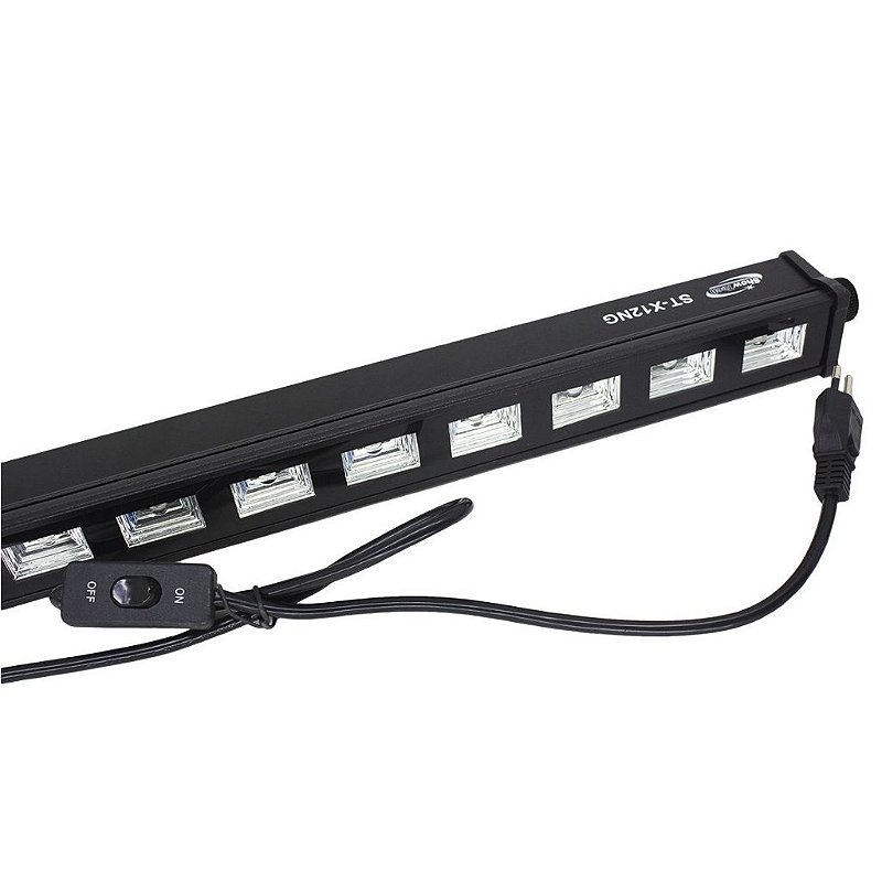 RIBALTA LED UV 12 LEDS LUZ NEGRA SHOWTECH X12NG - A MAIOR LOJA VIRTUAL ...