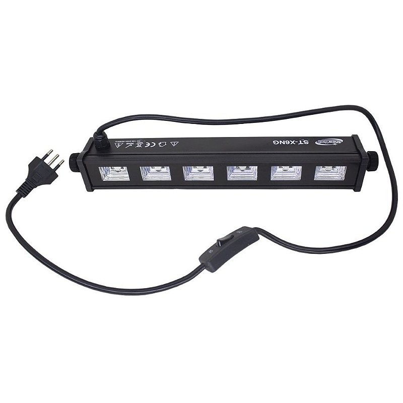 RIBALTA LED UV 6 LEDS LUZ NEGRA SHOWTECH X6NG - A MAIOR LOJA VIRTUAL DE ...