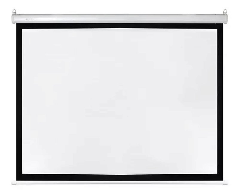 TELA DE PROJEÇÃO CSR MWHITE ELETRICA DE 100'' POL - 220V - A MAIOR LOJA ...